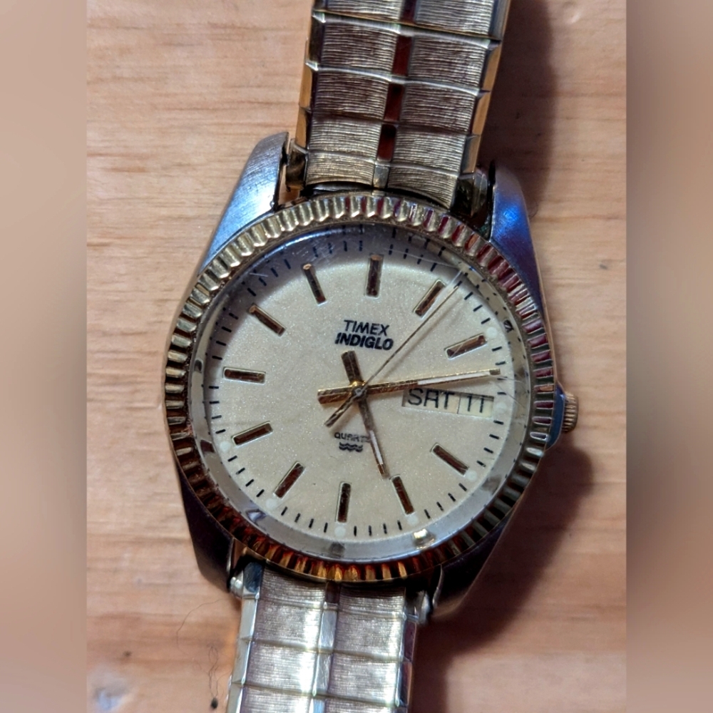 Men's Timex Indiglo Watch. Calendar On Face. Presiden… - Gem